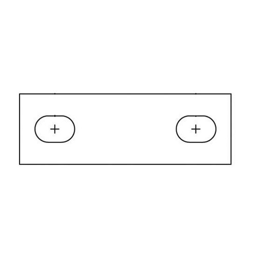 Strongback Plate Double | Atlantic Hardware Supply