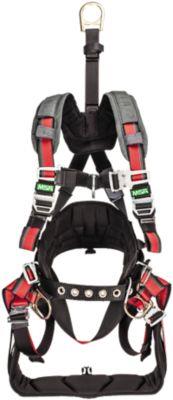 EVOTECH Derrick Harness, BACK & HIP STEEL D-rings, 18" Extender, Quick ...