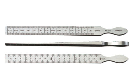 ls starrett company 270 starrett 270 taper gauge 010 150 range 001 grad ...