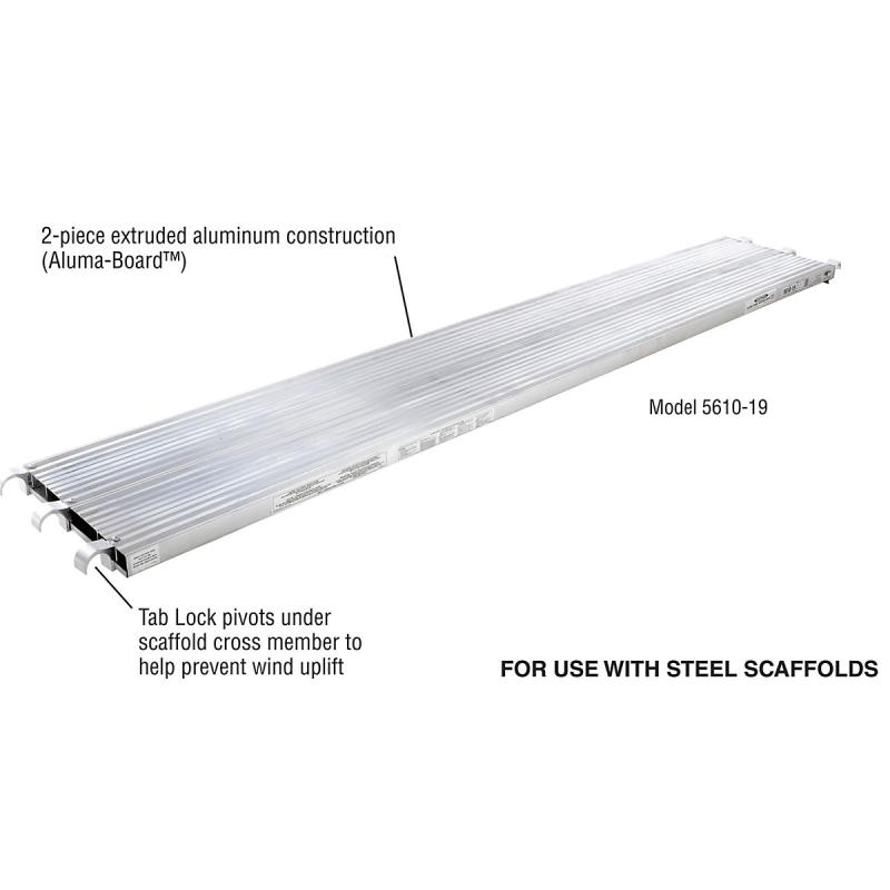5610-19 Werner Co. 5610-19 10' Extruded Aluma-Board | Atlantic Hardware ...