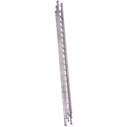 560-3 Werner Co. 60' Type I Aluminum Round Rung Extension Ladder ...