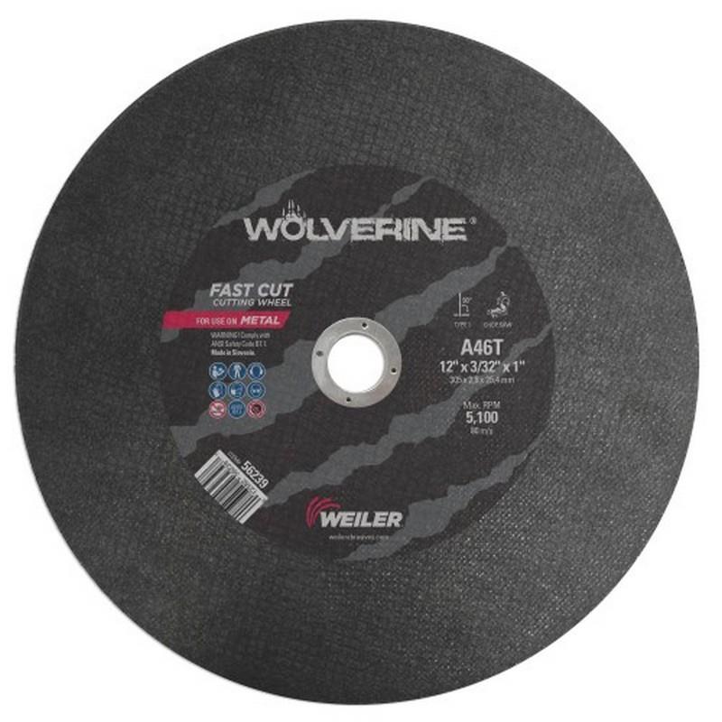 Wolverine Type 1 Large Cutting Wheel | Atlantic Hardware Supply