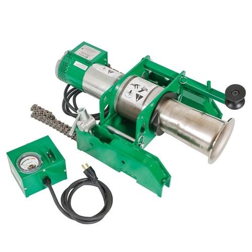 greenlee 6801 ultra tugger 8 cable puller with standard force gauge and ...