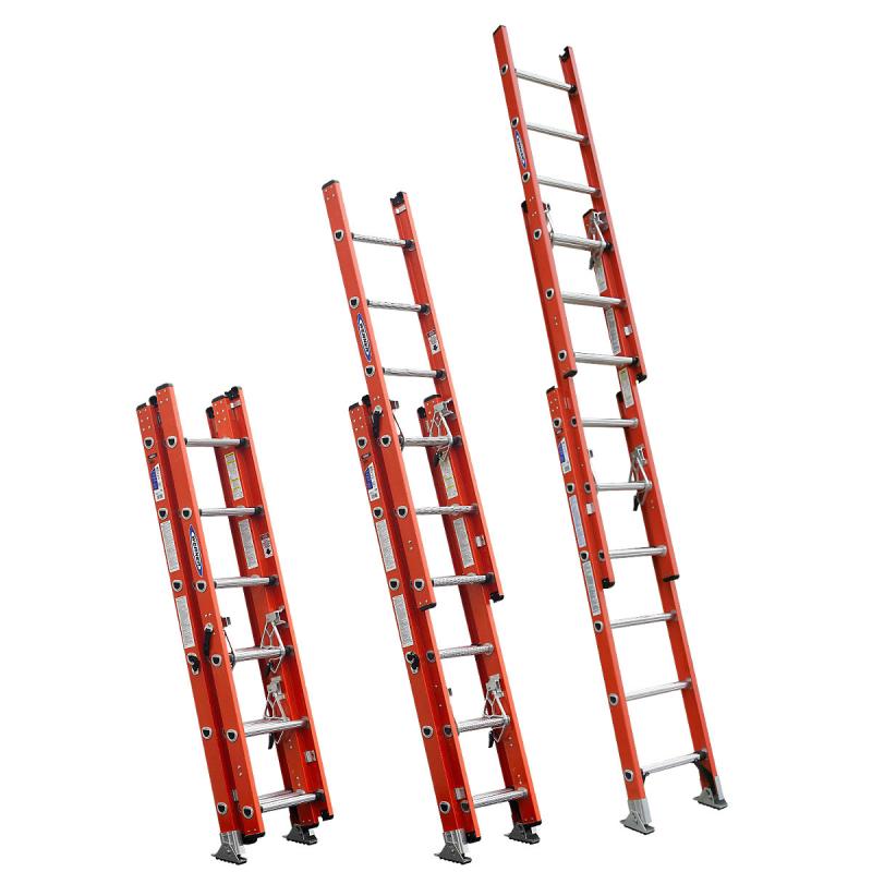 D6216-3 Werner Co. 16' Type IA Fiberglass D-Rung Extension Ladder ...