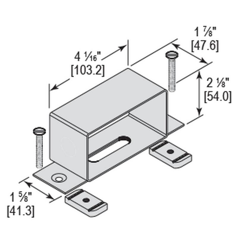 phoenix support system EF400000EG outlet box bolt down with hardware ...