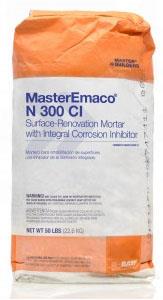 BASF Emaco R300 CI Surface-Renovation Mortar with Integral Corrosion ...